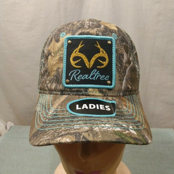 Realtree | Accessories | Realtree Hat Cap Snap Back Womens Camo Hunting ...